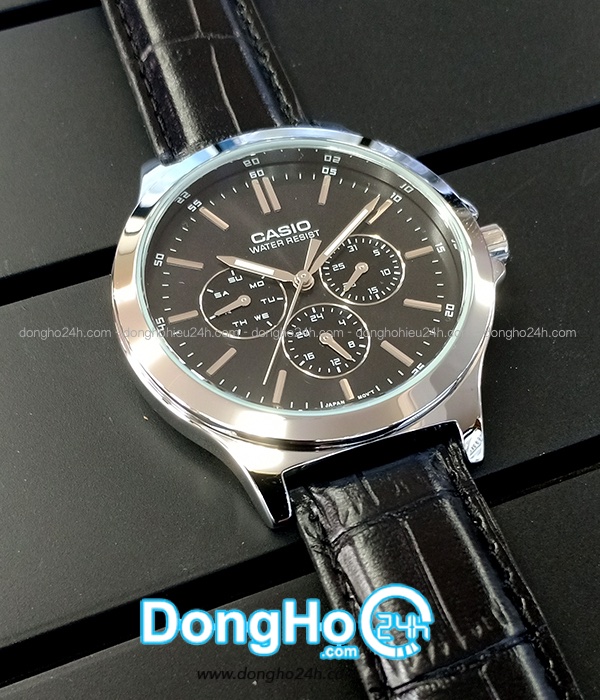 Casio MTP-V300L-1AUDF - Nam - Quartz (Pin) Dây Da - Chính Hãng