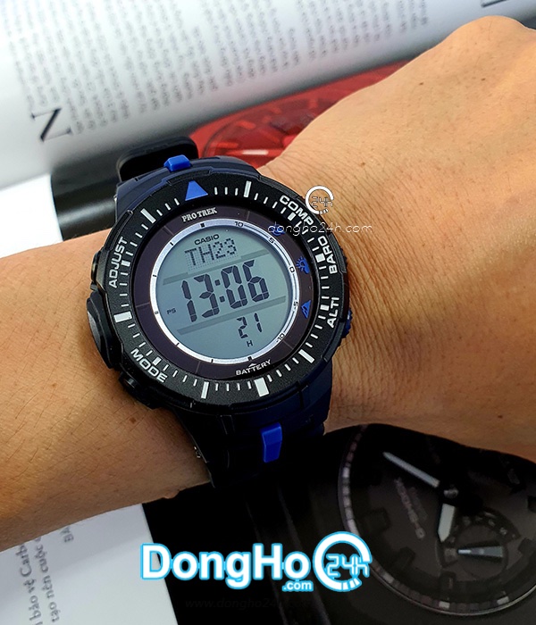 Đồng hồ Casio Protrek PRG-300CM-1A2DR - Nam - Tough Solar (Năng Lượng ...