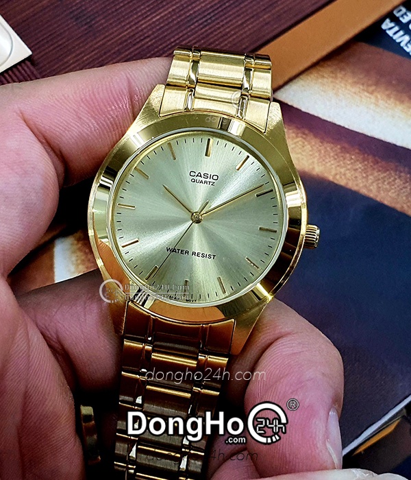 Đồng hồ Casio MTP-1128N-9A - Nam - Quartz (Pin) Dây Kim Loại - Chính Hãng