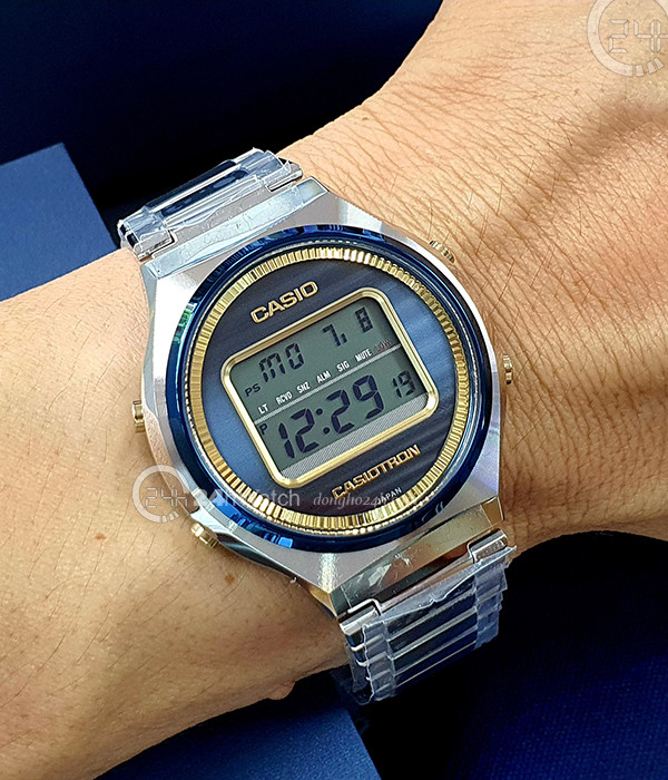 Đồng hồ Casiotron 50th Anniversary TRN-50SS-2A - Nam - Solar (Năng Lượng Ánh Sáng) Dây Kim Loại ...