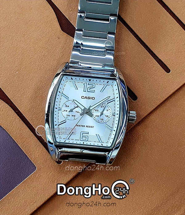 Đồng hồ Casio MTP-E302D-7A - Nam - Quartz (Pin) Dây Kim Loại - Chính Hãng