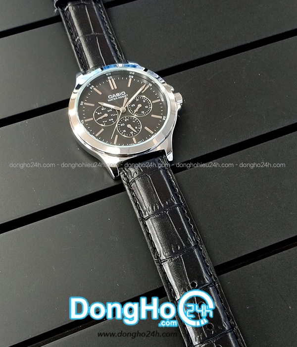Casio MTP-V300L-1AUDF - Nam - Quartz (Pin) Dây Da - Chính Hãng